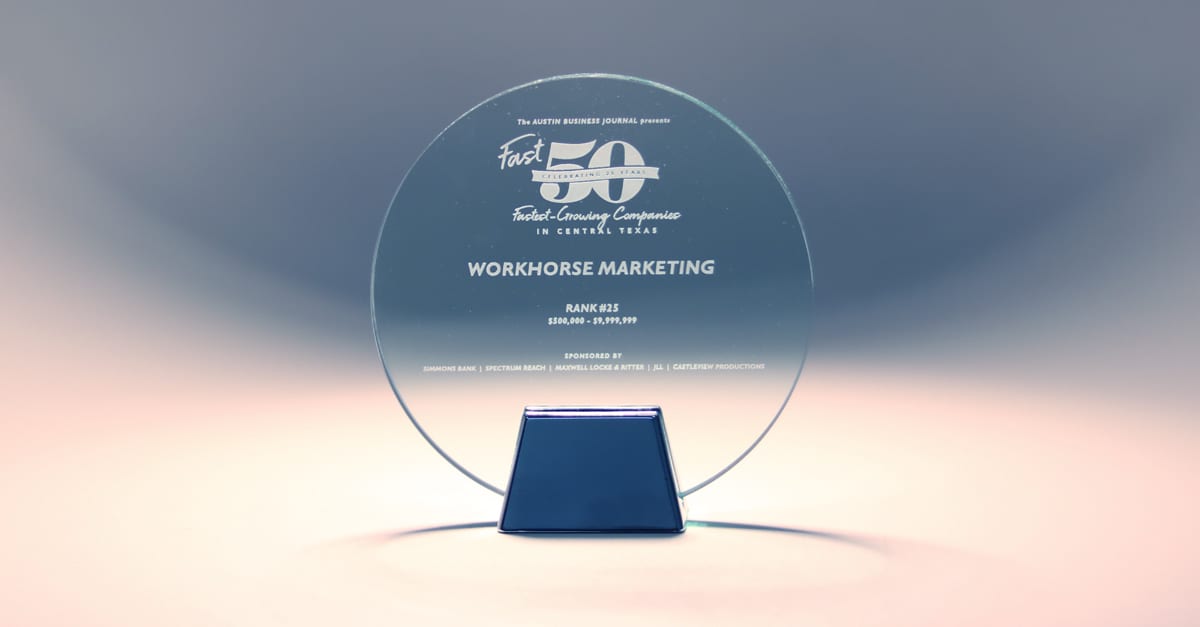 Spot On ABJ’s Fast 50 List For 2nd Year in a Row - Workhorse